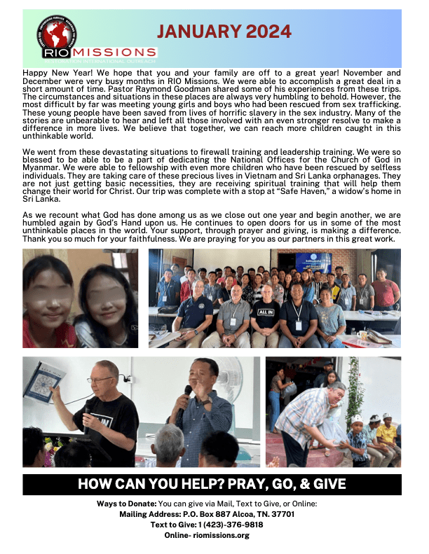 NEWS – RIO MISSIONS